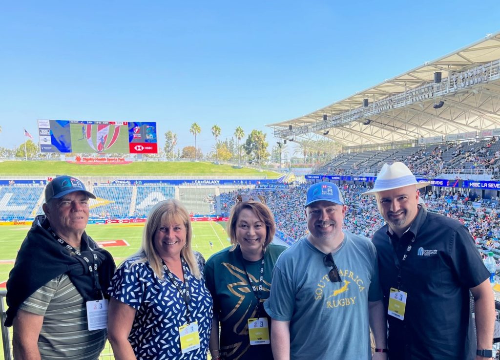 Donna Attends World Rugby Sevens Series - TACC