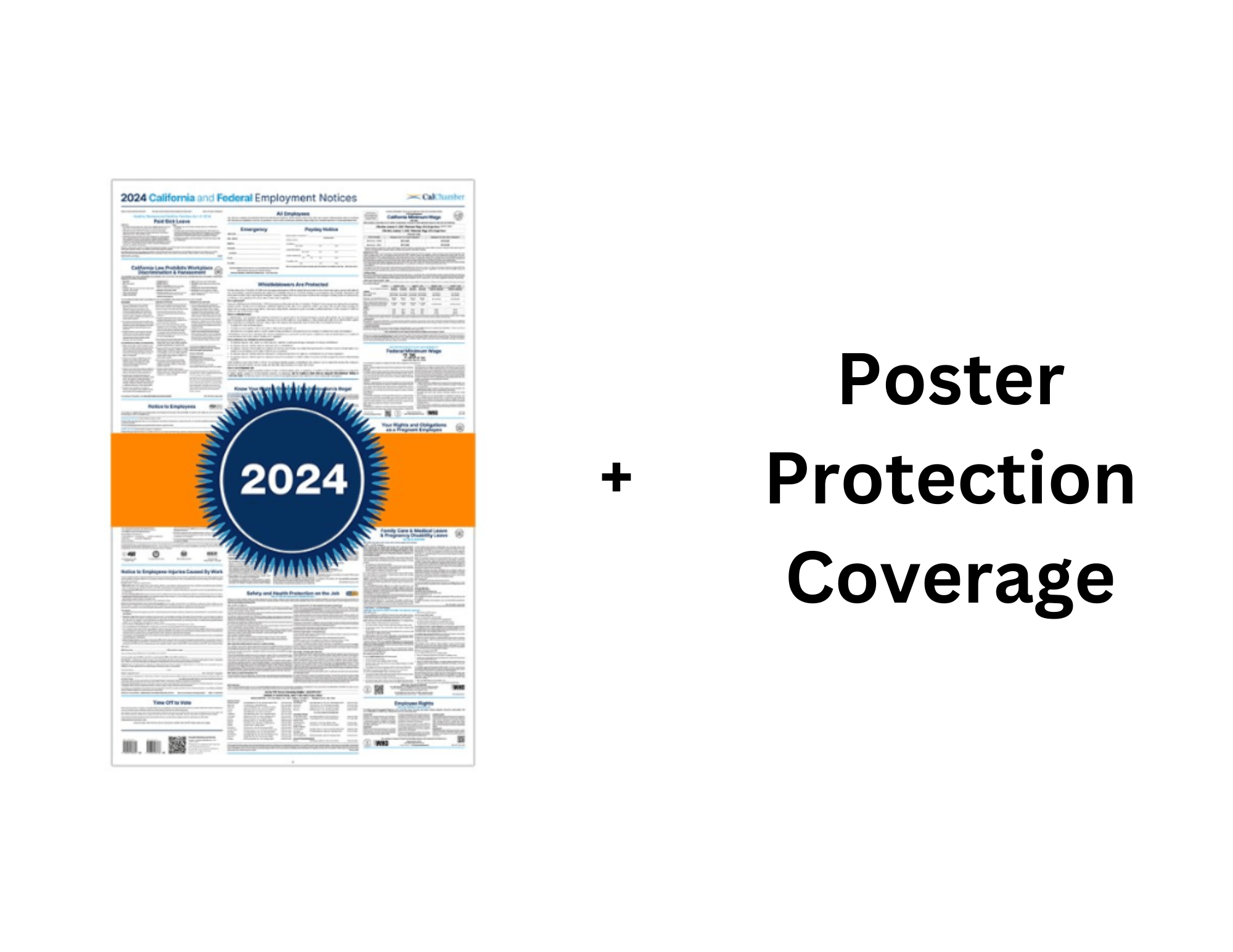 Employment poster, paper only/non-laminated + Poster Protection ...
